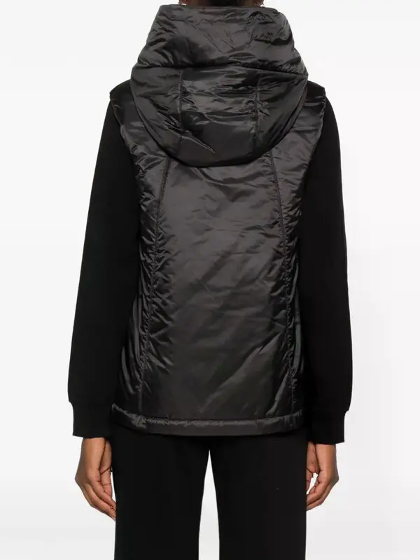 Max Mara The Cube Hooded Gilet - Black