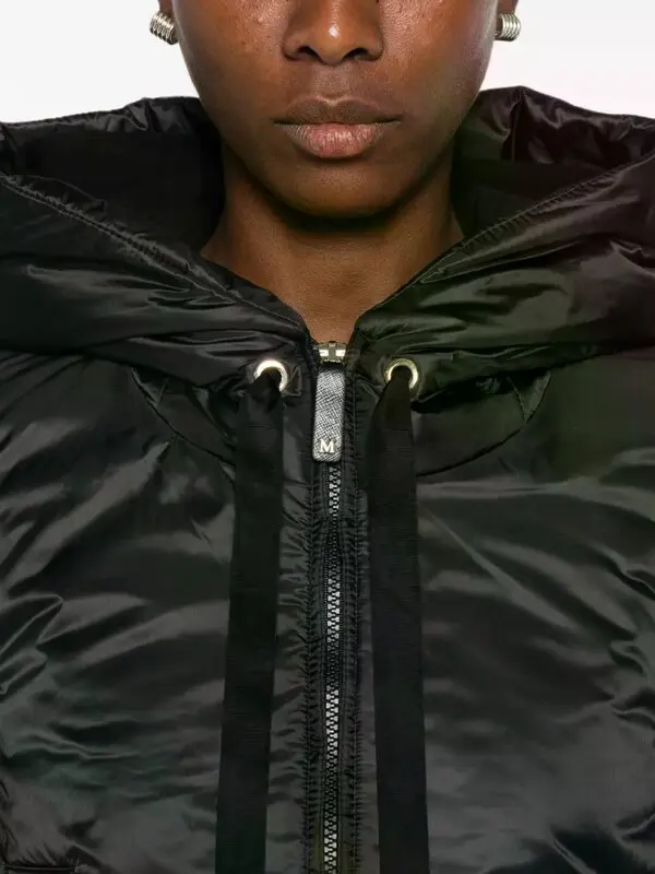 Max Mara The Cube Hooded Gilet - Black