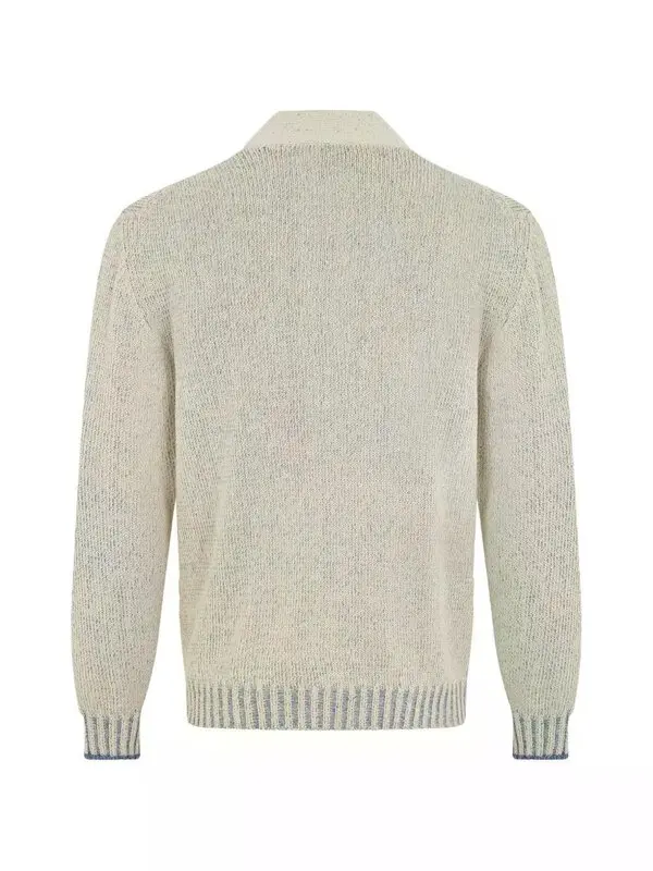 Fedeli Knitted Long-sleeve Cardigan