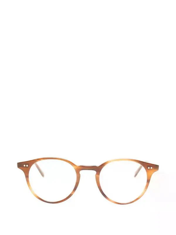 Garrett Leight Clune Round-frame Eyeglasses