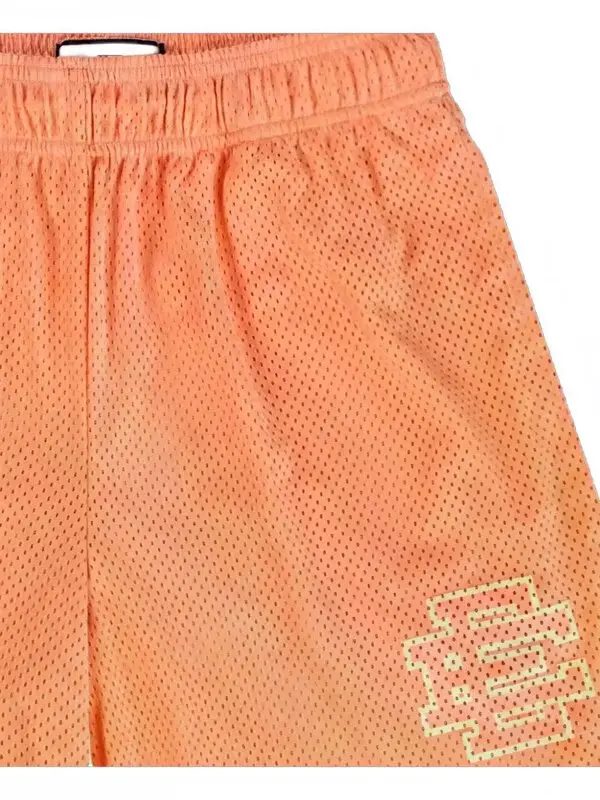 ERIC EMANUEL Mesh Wide Leg Shorts - Orange