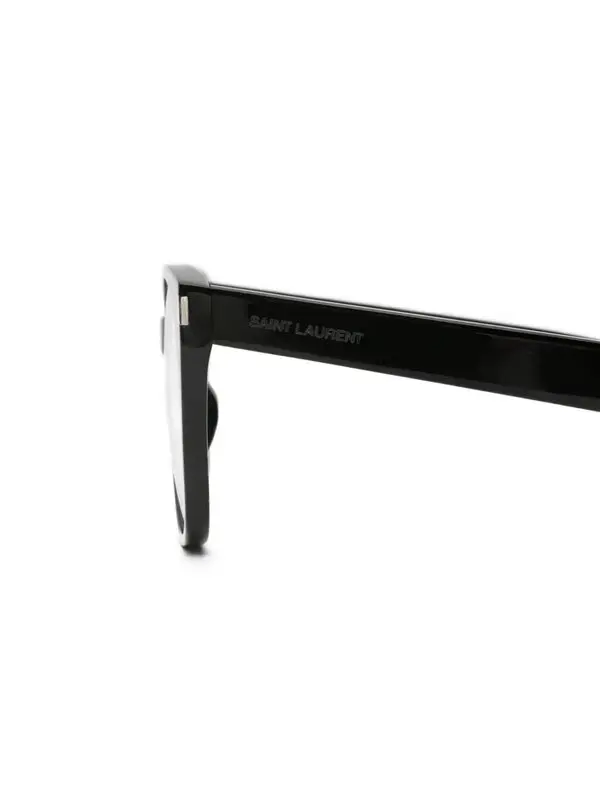 Saint Laurent Square Frame Glasses - Black