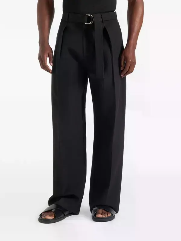 Manière De Voir Belted Wide-leg Trousers