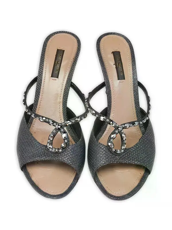 LOUIS VUITTON Embellished Open-toe Stiletto Sandals