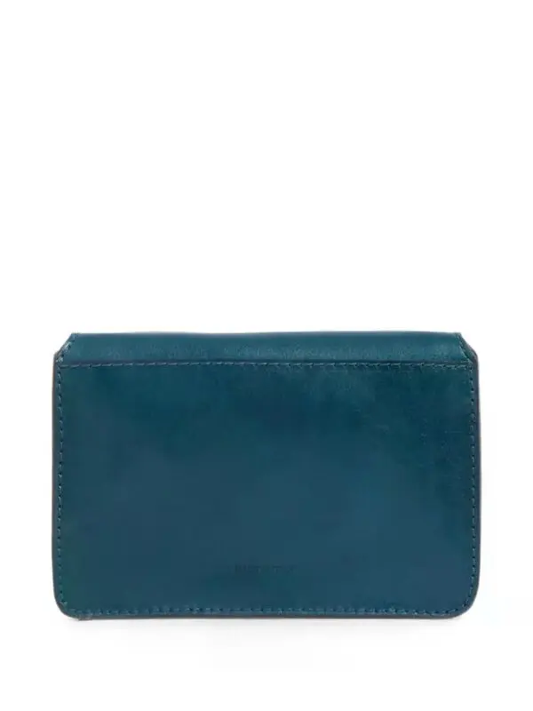 THE BRIDGE Chain-link Leather Mini Bag - Blue
