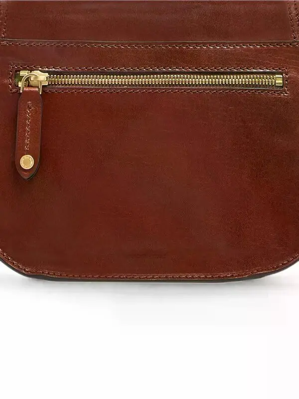 THE BRIDGE Buckle-fastening Leather Cross-body Bag