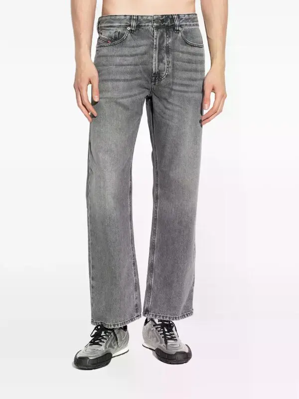 DIESEL® 1980 D-eeper Acid-wash Jeans - Grey