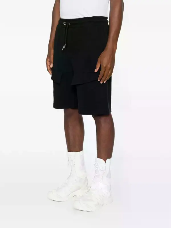 LES HOMMES URBAN Cargo Drawstring Track Shorts