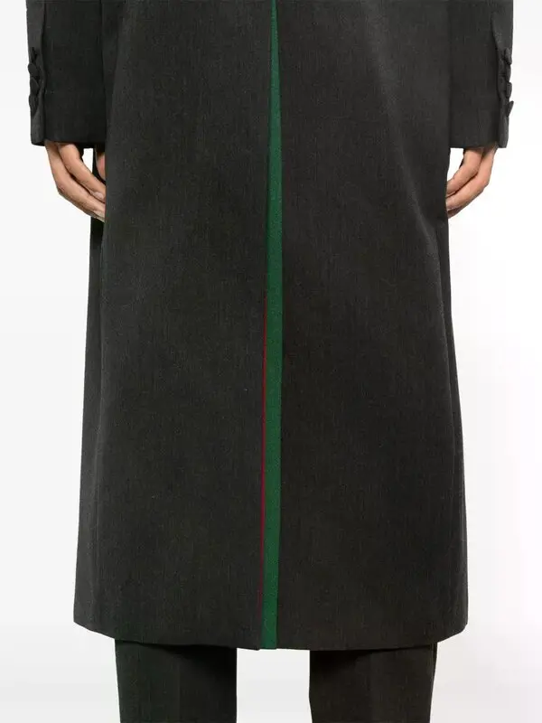 Gucci Ancora Embroidered Wool Coat