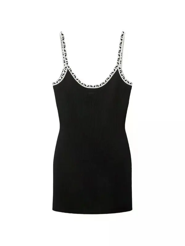 Versace Stretch Viscose Jacquard Mini Dress