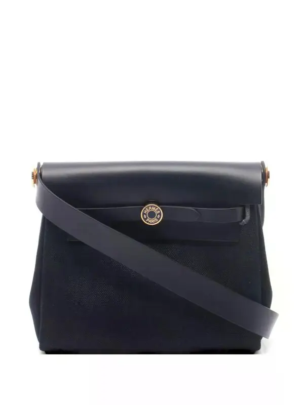 Hermès Mini Airbag Zip Shoulder Bag - Blue
