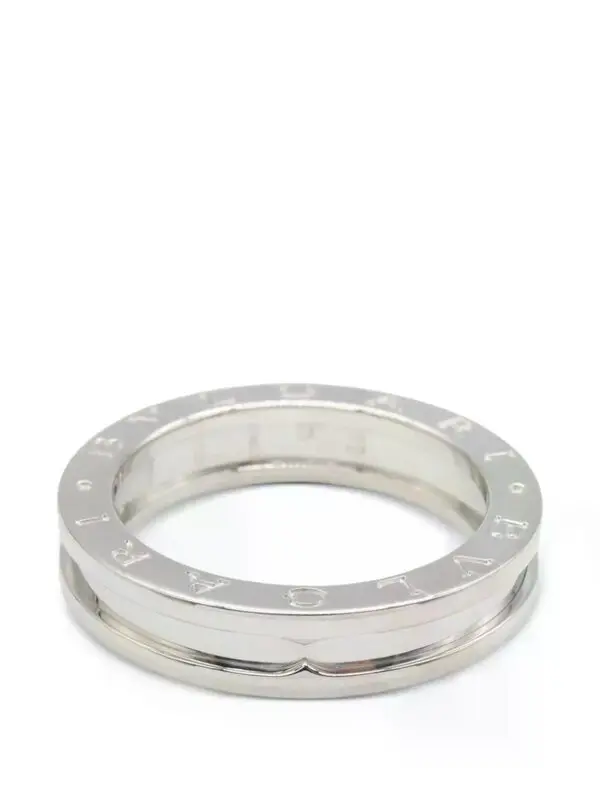 BVLGARI B.zero1 Band Ring In White Gold - Silver