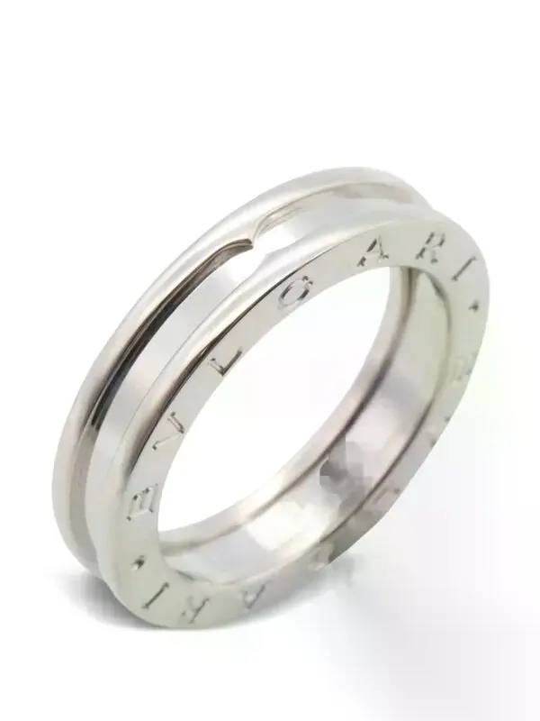 BVLGARI B.zero1 Band Ring In White Gold - Silver