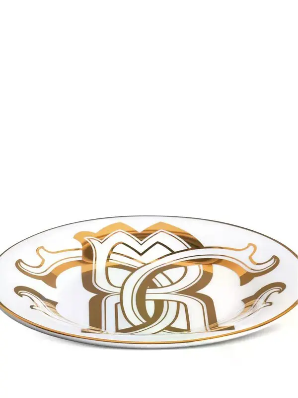 Roberto Cavalli Monogram Bread Plate