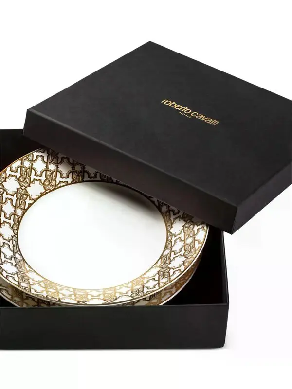 Roberto Cavalli Monogram Soup Plates