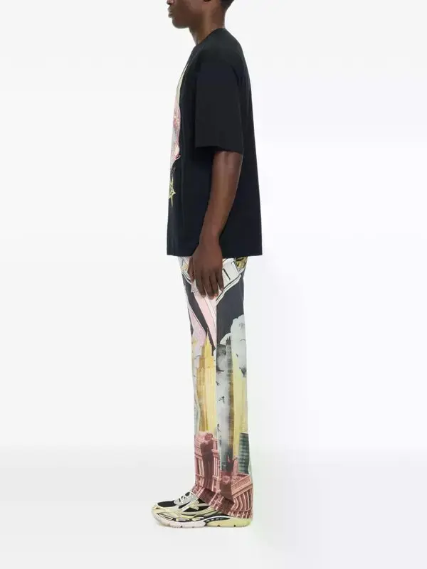 Off-White Big Frame World Skate Graphic-print T-shirt