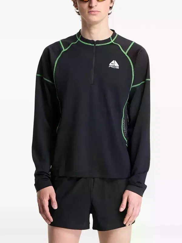 Nike Vault Contrast-stitched Long Sleeve Top