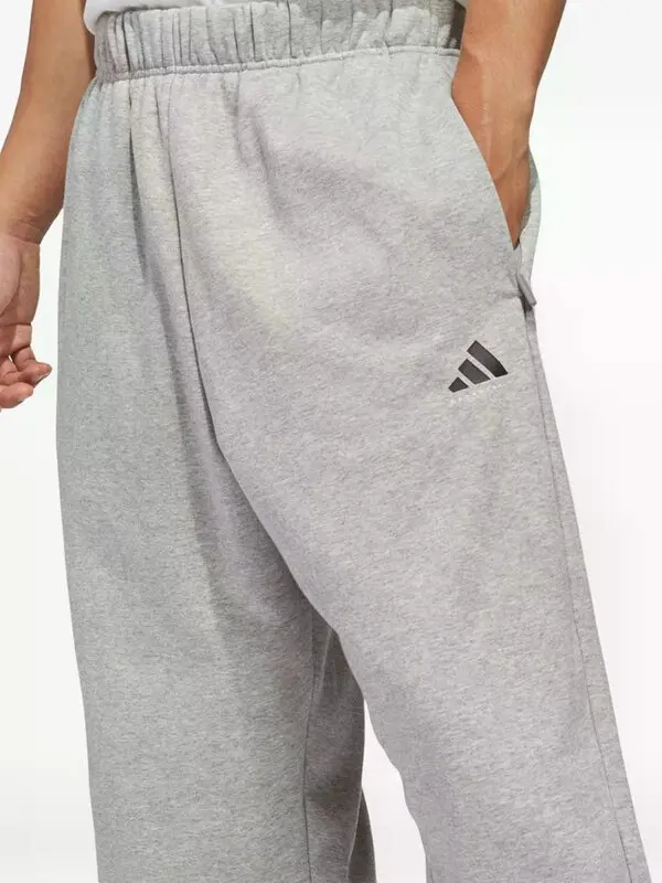 Adidas Logo Print Basketball Track Pants