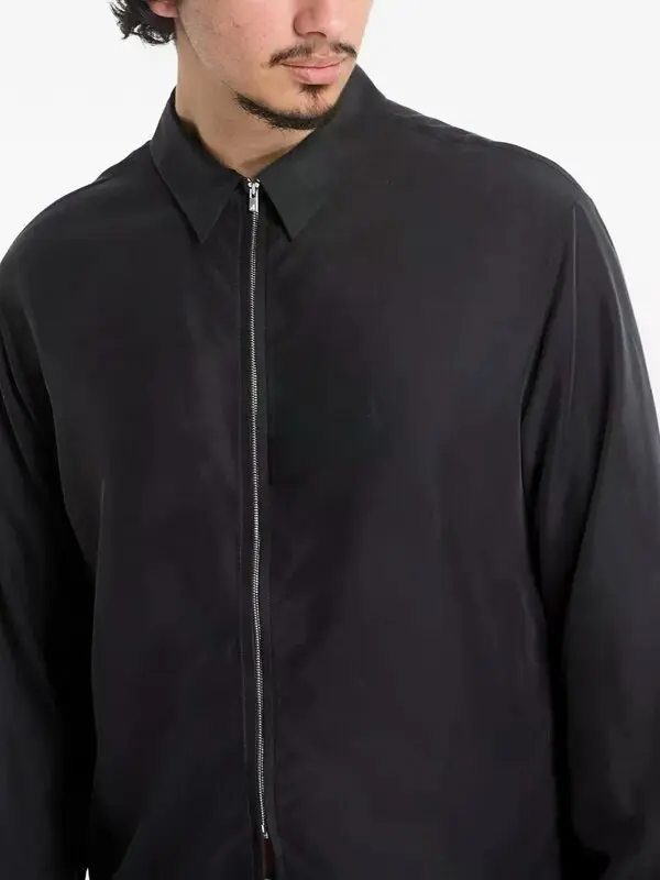 POST ARCHIVE FACTION Zip-up Long-sleeve Shirt