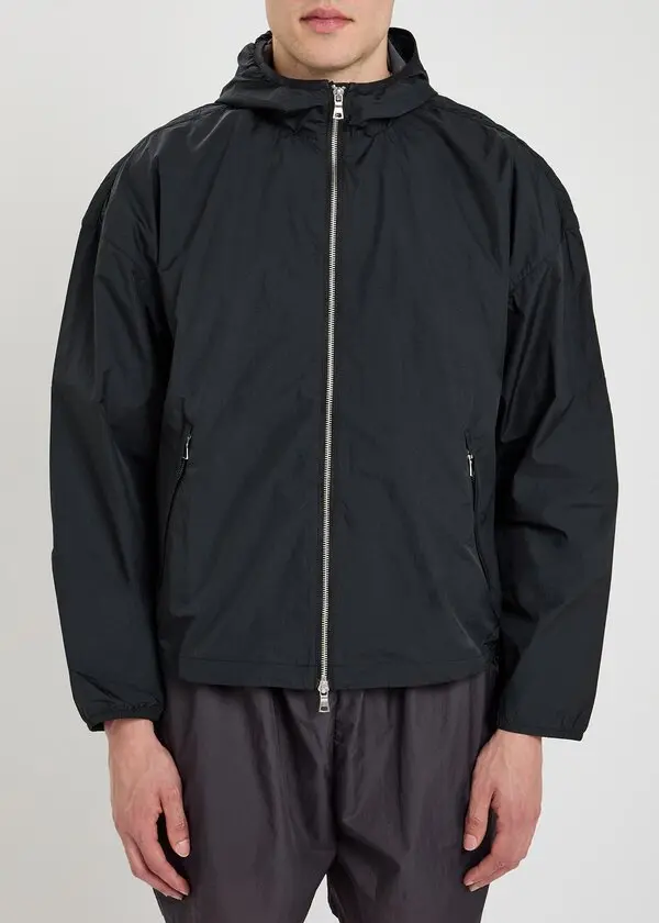MKI MIYUKI ZOKU Hyperlight Wind Logo Nylon-blend Jacket - Black