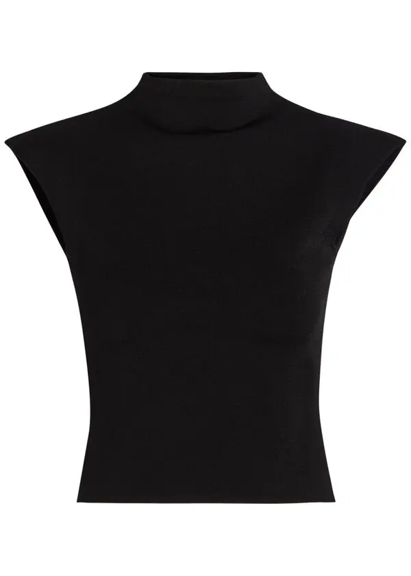 A.W.A.K.E. Mode Close-knit Mock Neck Top