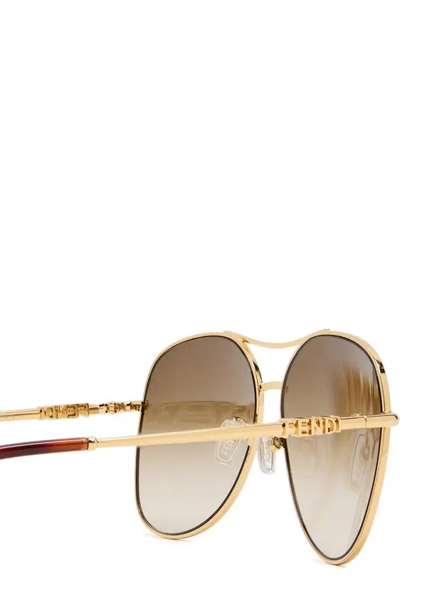 Fendi Aviator-style Sunglasses