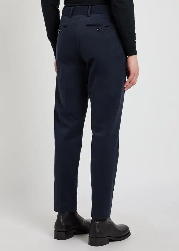 TOM FORD Tapered-leg Cotton Trousers