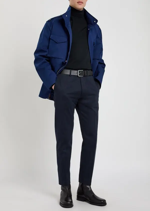 TOM FORD Tapered-leg Cotton Trousers