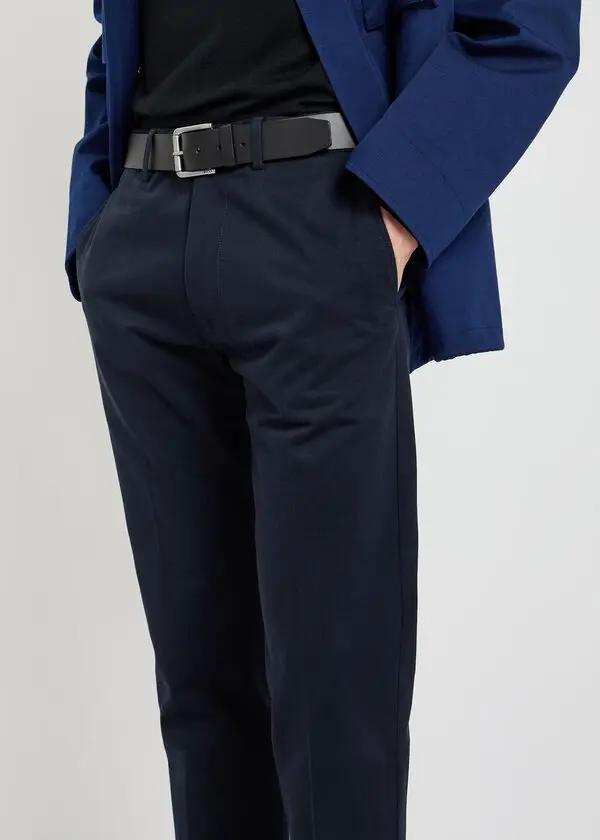 TOM FORD Tapered-leg Cotton Trousers