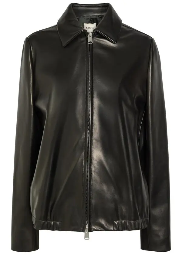 Khaite Jackson Leather Jacket