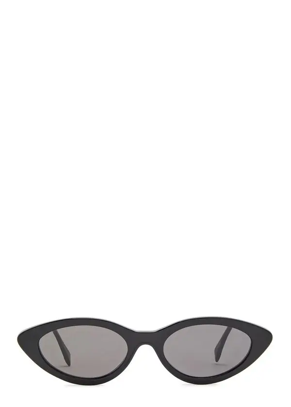 Fendi Graphy Narrow Cat-eye Sunglasses