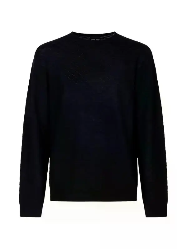 Giorgio Armani Diamond-knit Sweater