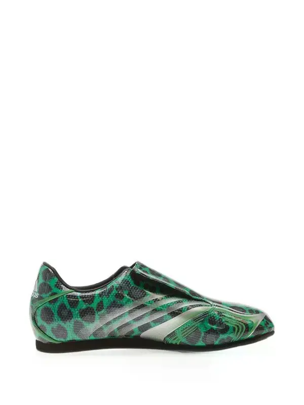 Adidas Taekwondo F50 Slip-on Sneakers With Leopard Print - Green