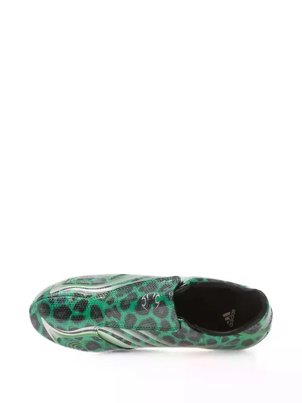 Adidas Taekwondo F50 Slip-on Sneakers With Leopard Print - Green