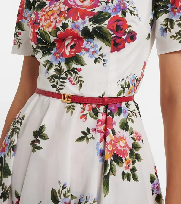 Dolce & Gabbana Logo Leather Belt
