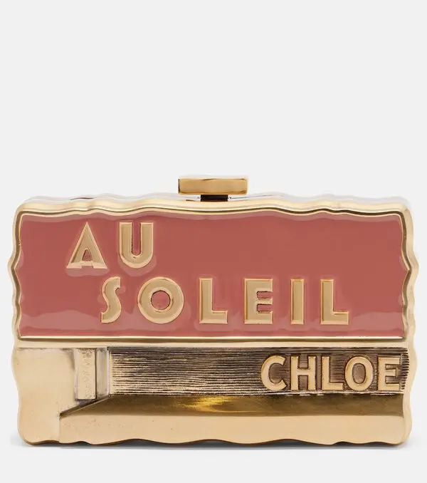 Chloé Soleil Clutch - Gold