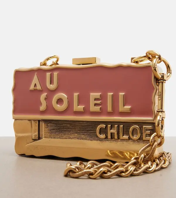 Chloé Soleil Clutch - Gold