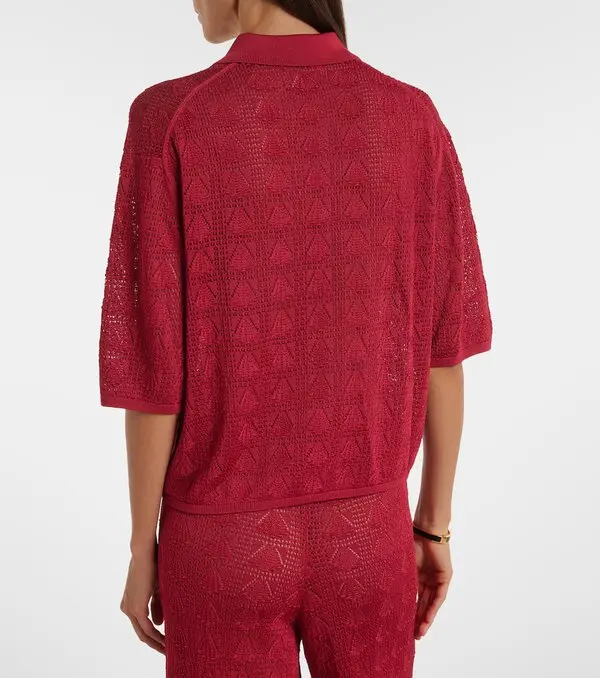 Loulou De Saison Siani Knitted Cardigan - Red