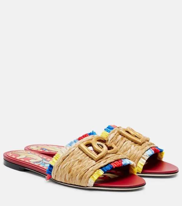 Dolce & Gabbana Dg Slides - Multicoloured