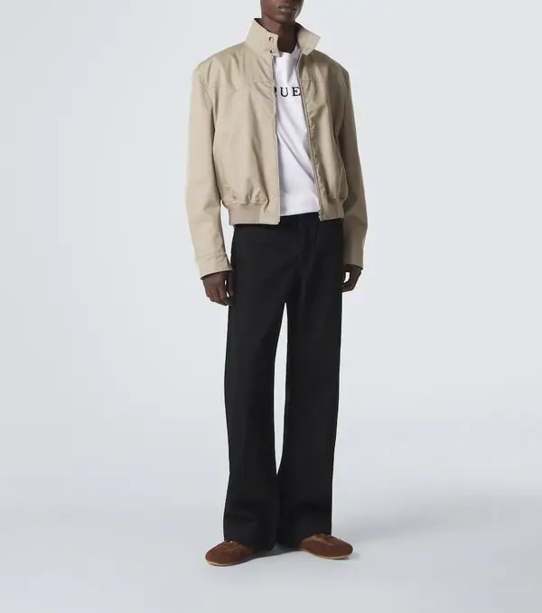 Alexander McQueen Suede Trimmed Sneakers