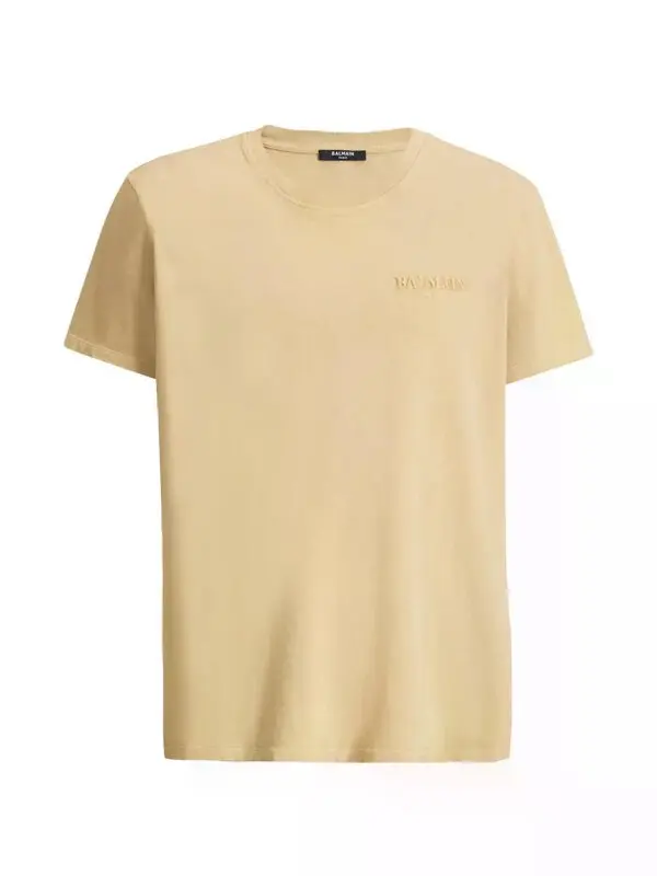 Balmain Embroidered Vintage T-shirt - Neutrals