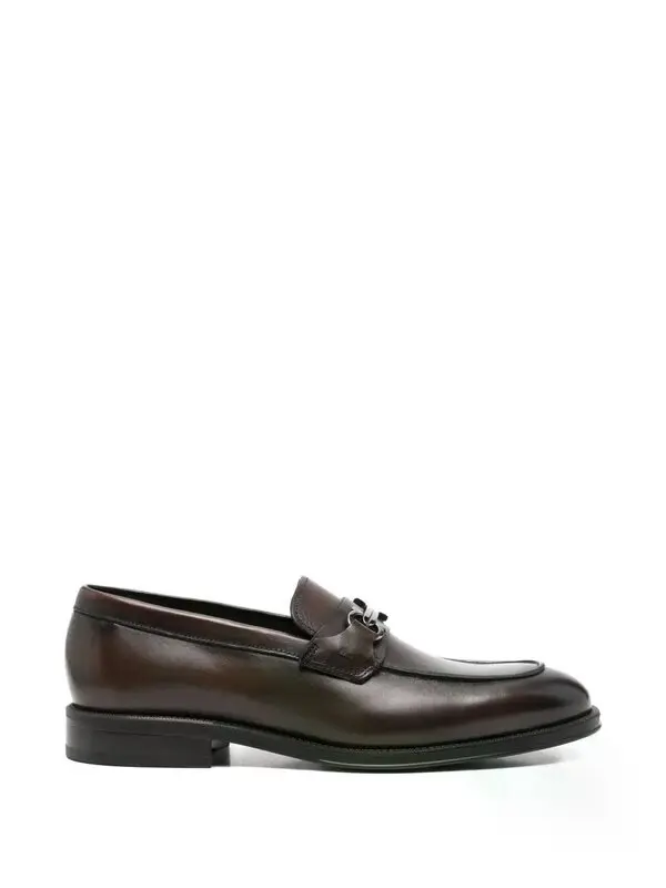 JOHN HARRISON Leather Loafers - Brown