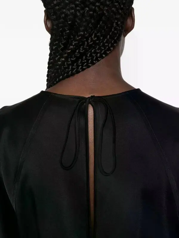 Stella McCartney Cape-sleeve Tie-fastening Top