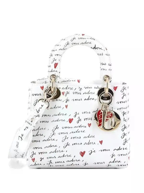 Dior Lady Bag Printed Leather Small Shoulder Bag