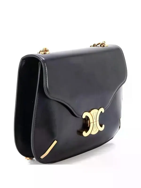 Celine Besace Triomphe Shoulder Bag In Smooth Calfskin