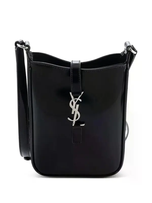 Saint Laurent Le 5 A 7 Vertical Patent Mini Shoulder Bag