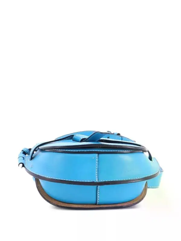 Loewe Gate Leather Mini Belt Bag - Blue