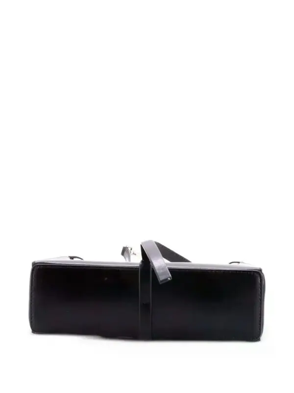 Givenchy Cut Out Leather Mini Crossbody Bag - Black