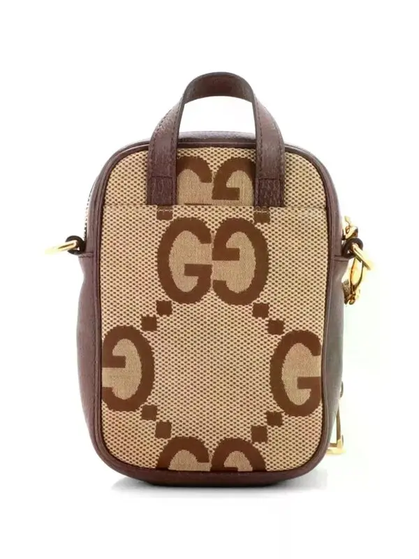 Gucci Jumbo Gg Canvas Mini Crossbody Bag