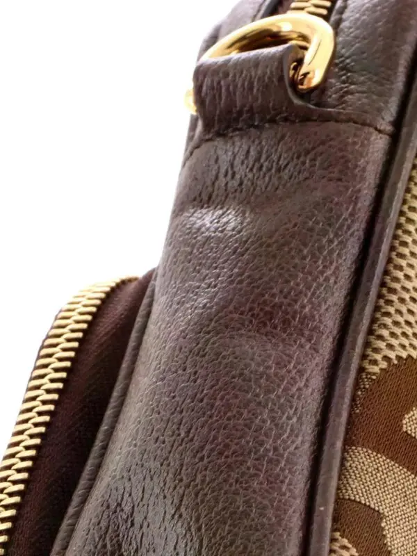 Gucci Jumbo Gg Canvas Mini Crossbody Bag
